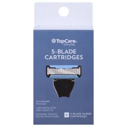TopCare Everyday 5-Blade Cartridges 4 ea 4 ct | shipt