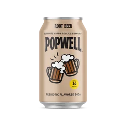 Popwell Prebiotic Soda Root Beer 12 fl oz Cans 12 fl oz | shipt