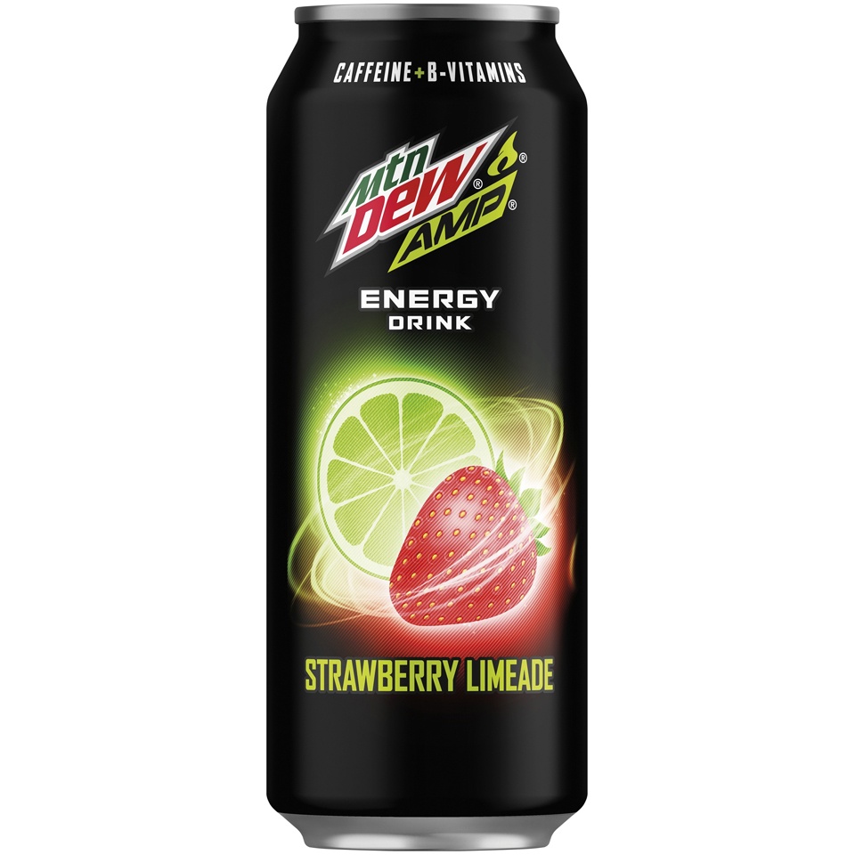 AMP Strawberry Limeade Energy Drink 16 fl oz | Shipt