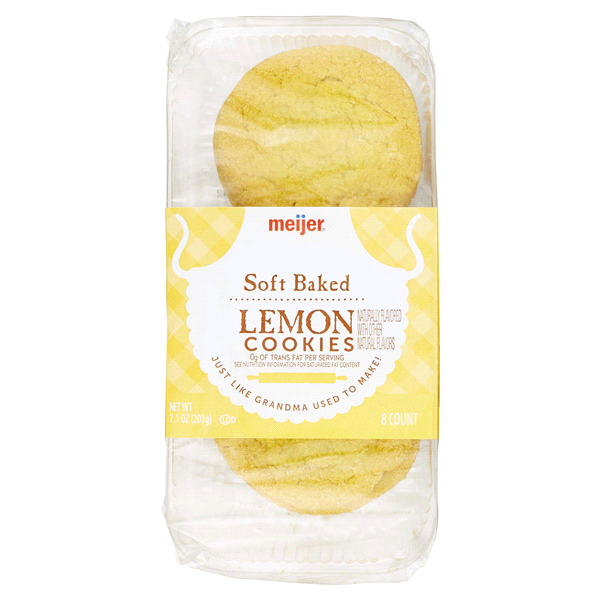 Meijer Lemon Soft Baked Cookies 7.1 oz | Shipt