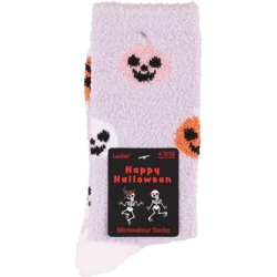NON BRAND Ladies' Crew Sock Halloween - Pastel Pumpkin 1 ct | shipt