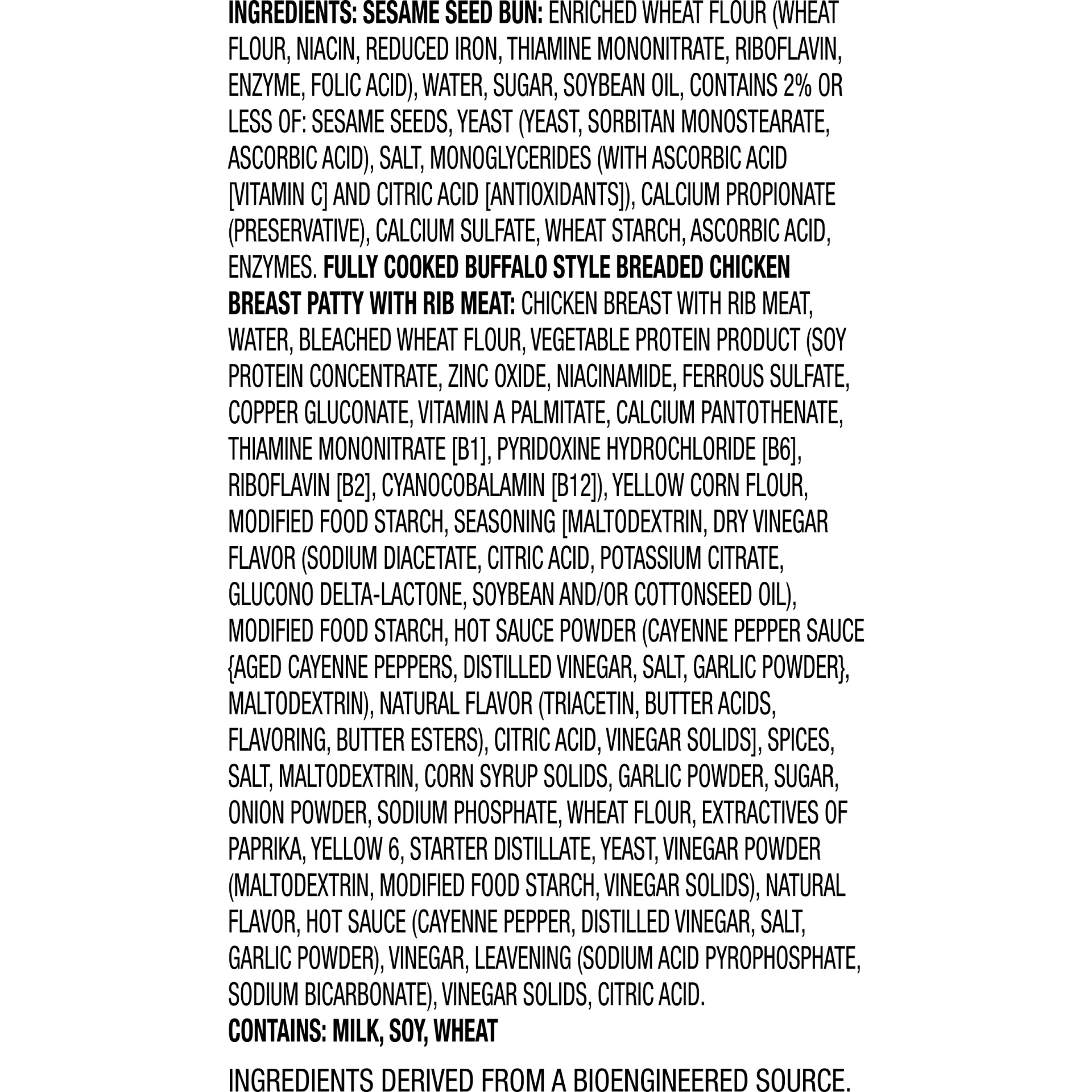 Fast Bites Spicy Chicken Sandwich 5 oz | Shipt