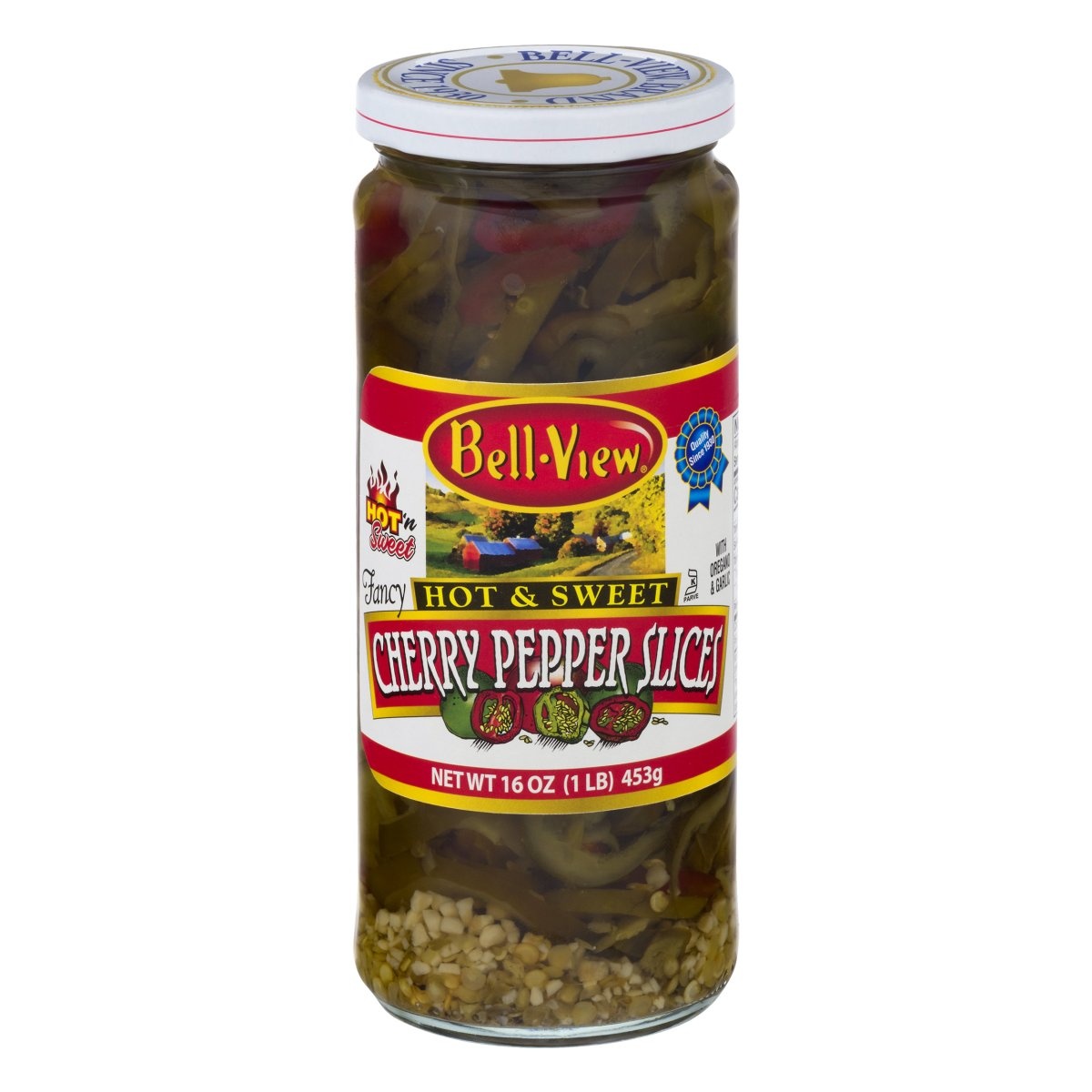Bell-View Hot & Sweet Cherry Pepper Slices 16 oz | Shipt