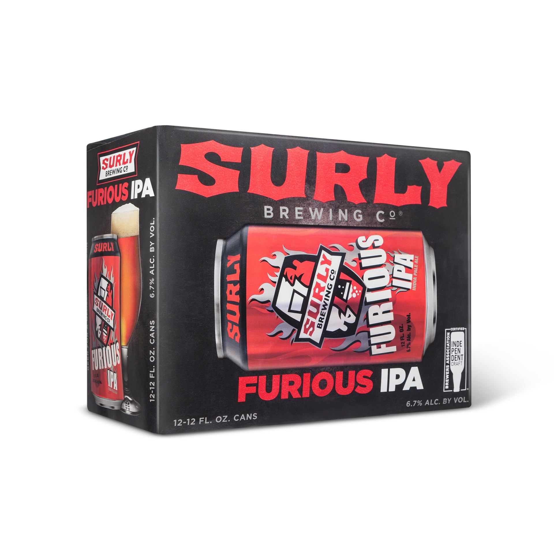 Surly Brewing Co. Surly Furious IPA Beer - 12pk/12 fl oz Cans 12 ct; 12 ...
