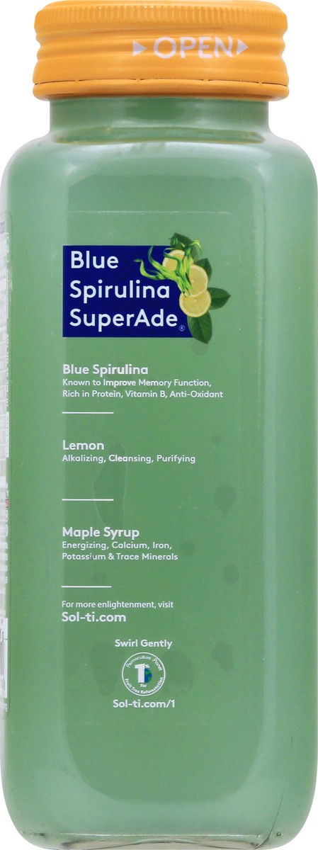 Sol-ti Organic SuperFood Hydration Blue Spirulina SuperAde Living ...