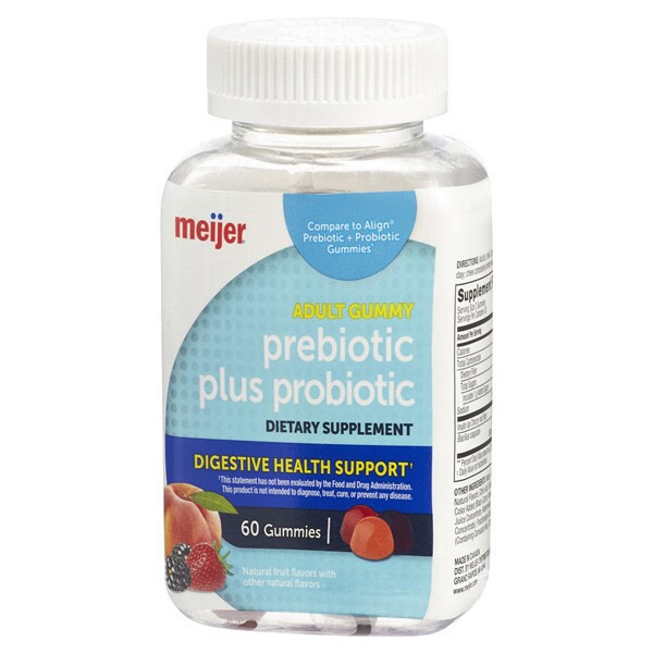 Meijer Prebiotic Plus Probiotic Gummies 60 ct | Shipt