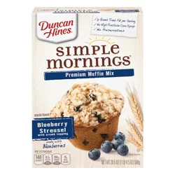 Duncan Hines Simple Mornings Premium Blueberry Streusal with Crumb ...