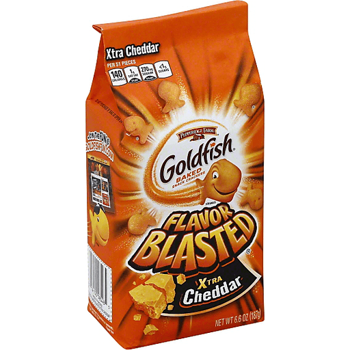Goldfish Flavor Blasted Xtra Cheddar Baked Snack Crackers 6.6 oz | Shipt
