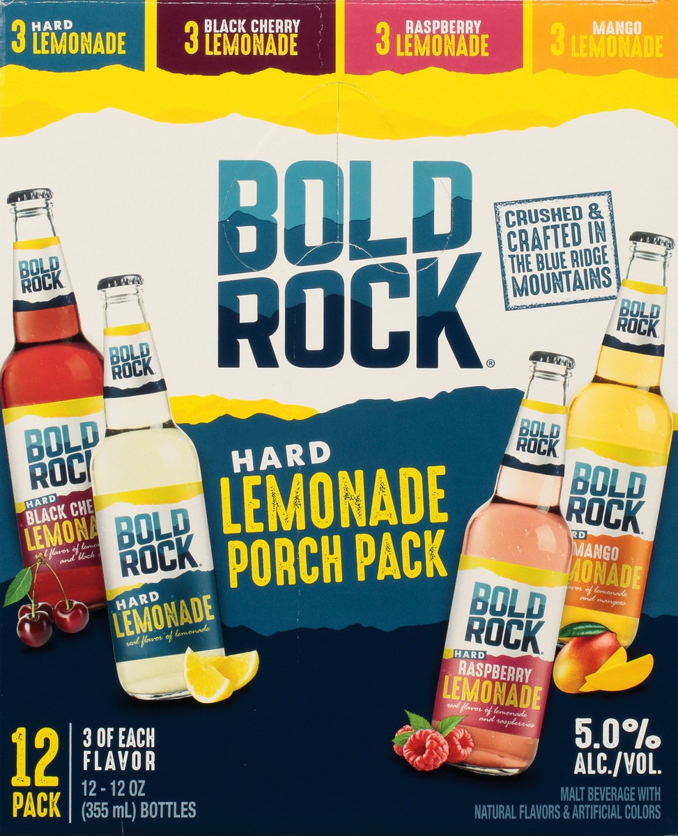 Bold Rock Hard Cider Bold Rock 12 Pack Porch Pack Hard Lemonade 12 - 12 ...