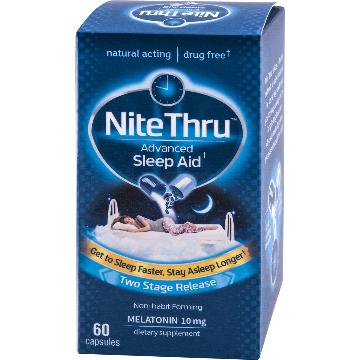 Nite Thru Advanced Sleep Aid Capsules 60 ct | Shipt