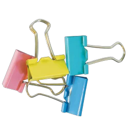 Top Flight Medium Binder Clips - Assorted 12 ct | Shipt