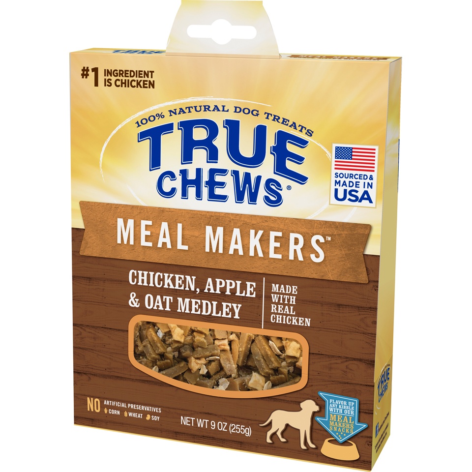 True Chews Meal Makers Chicken, Apple and Oat Medley Dog Treat 9 oz | Shipt