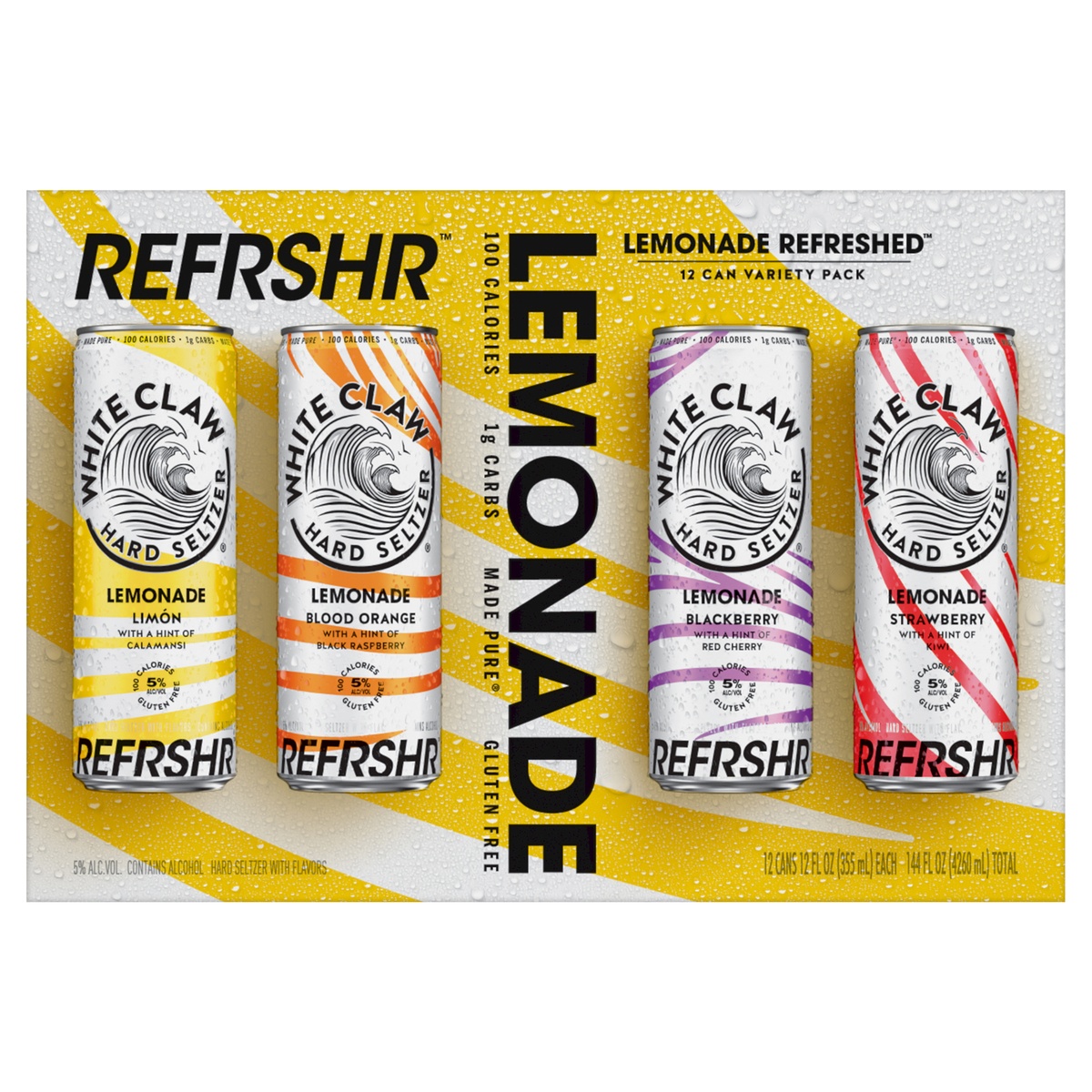 White Claw Refresher Lemonade - 12pk/12 fl oz Cans 12 ct; 12 fl oz | Shipt