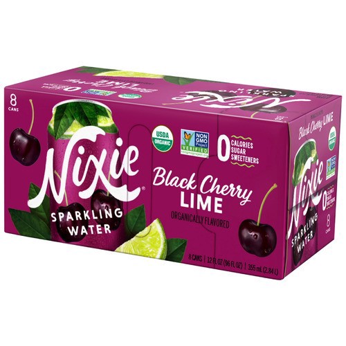 Nixie Black Cherry Lime Sparkling Water - 8 ct 8 ct | Shipt