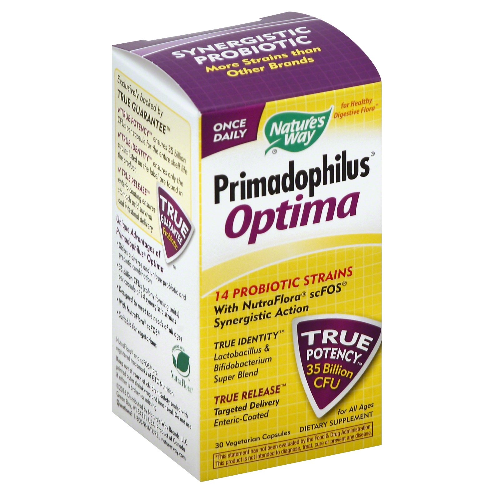 Nature's Way Primadophilus Optima Probiotic 30 ct | Shipt