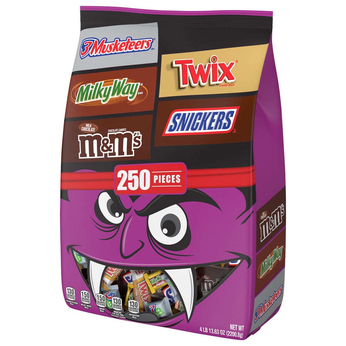 Mixed Chocolate Halloween Stand Up Pouch 77.63 Ounce 250 ct | shipt