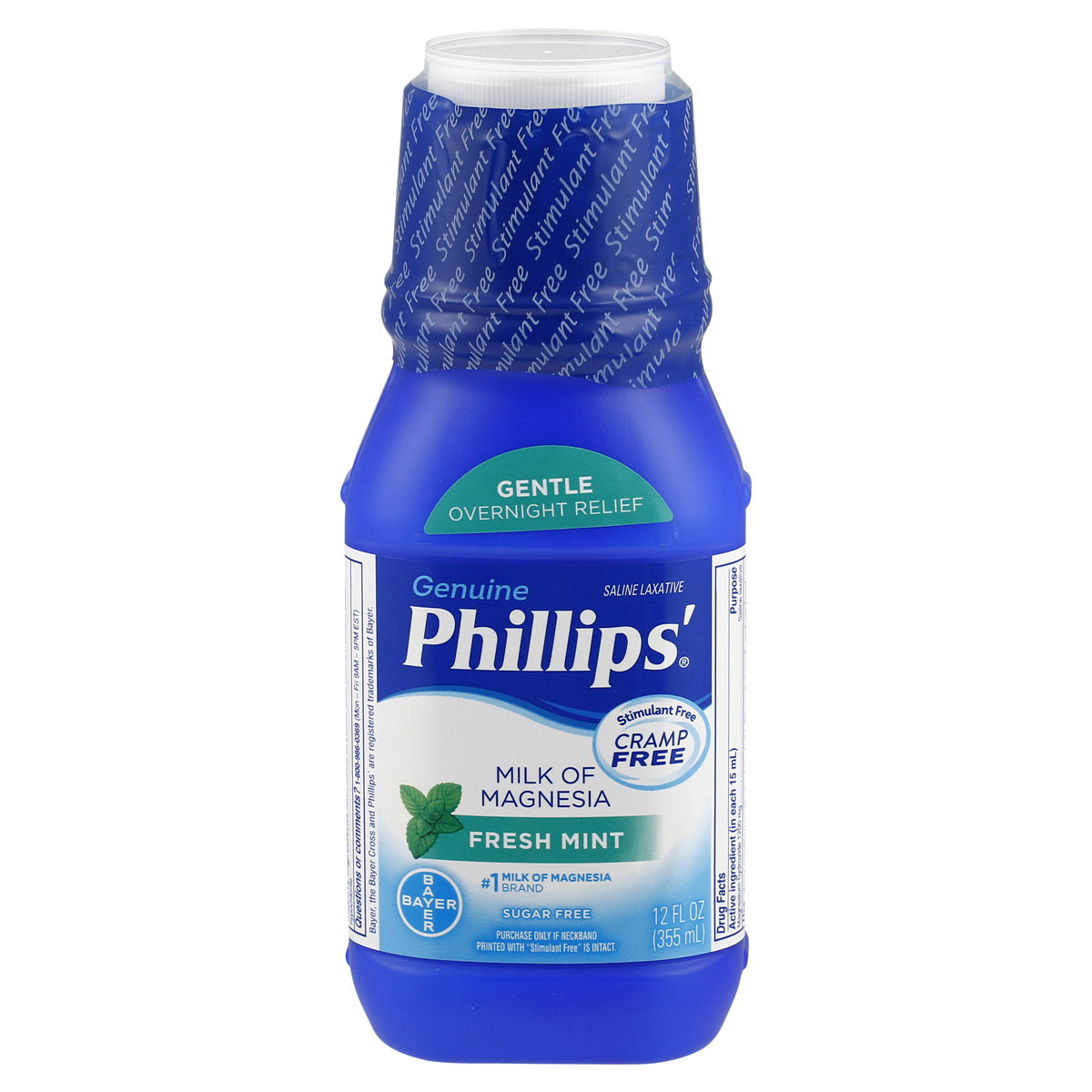 Phillips' Genuine Sugar Free Fresh Mint Milk of Magnesia 12 fl oz 12 fl ...
