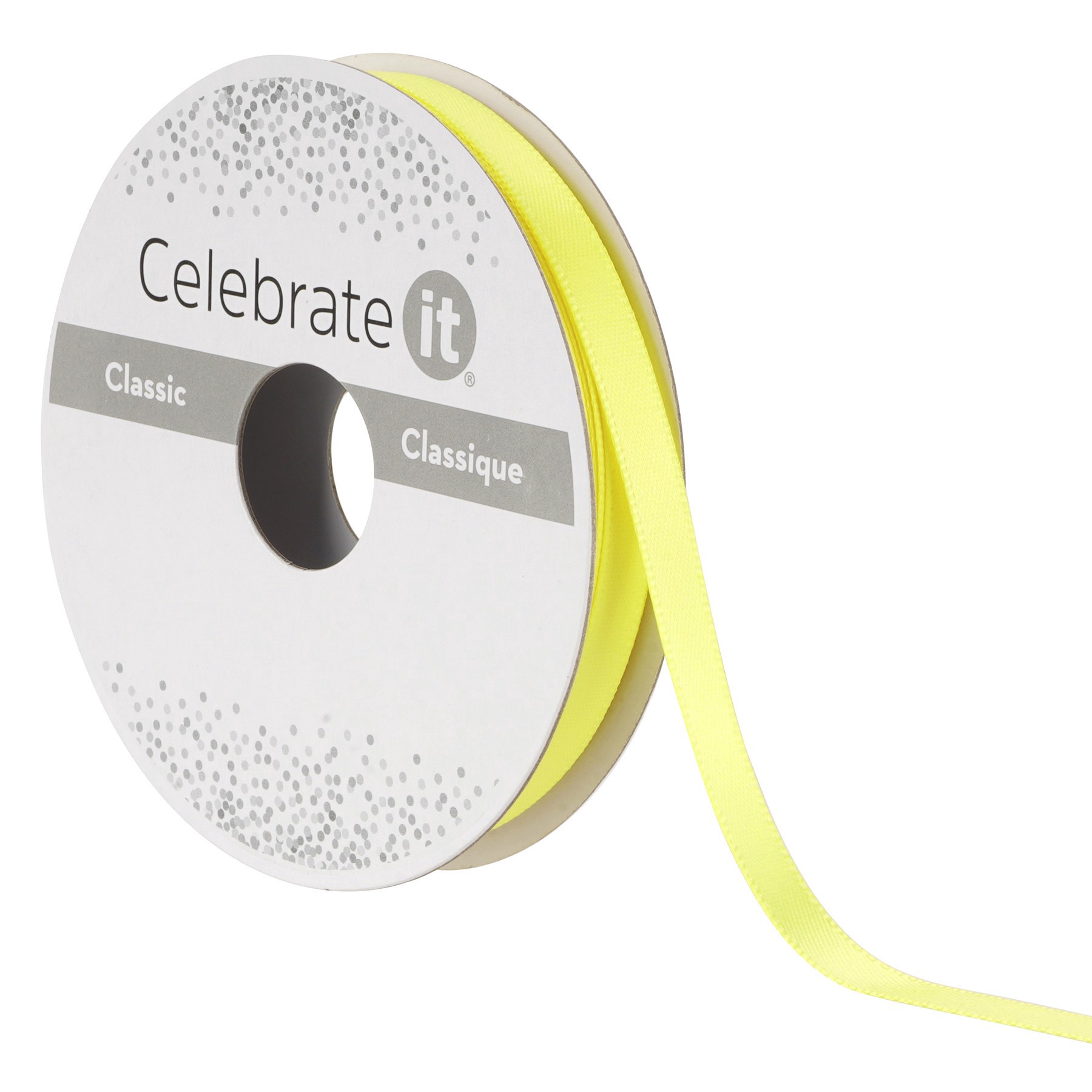 1/4" X 10yd. Satin Ribbon By Celebrate It 1/4 in x 10 yd | shipt