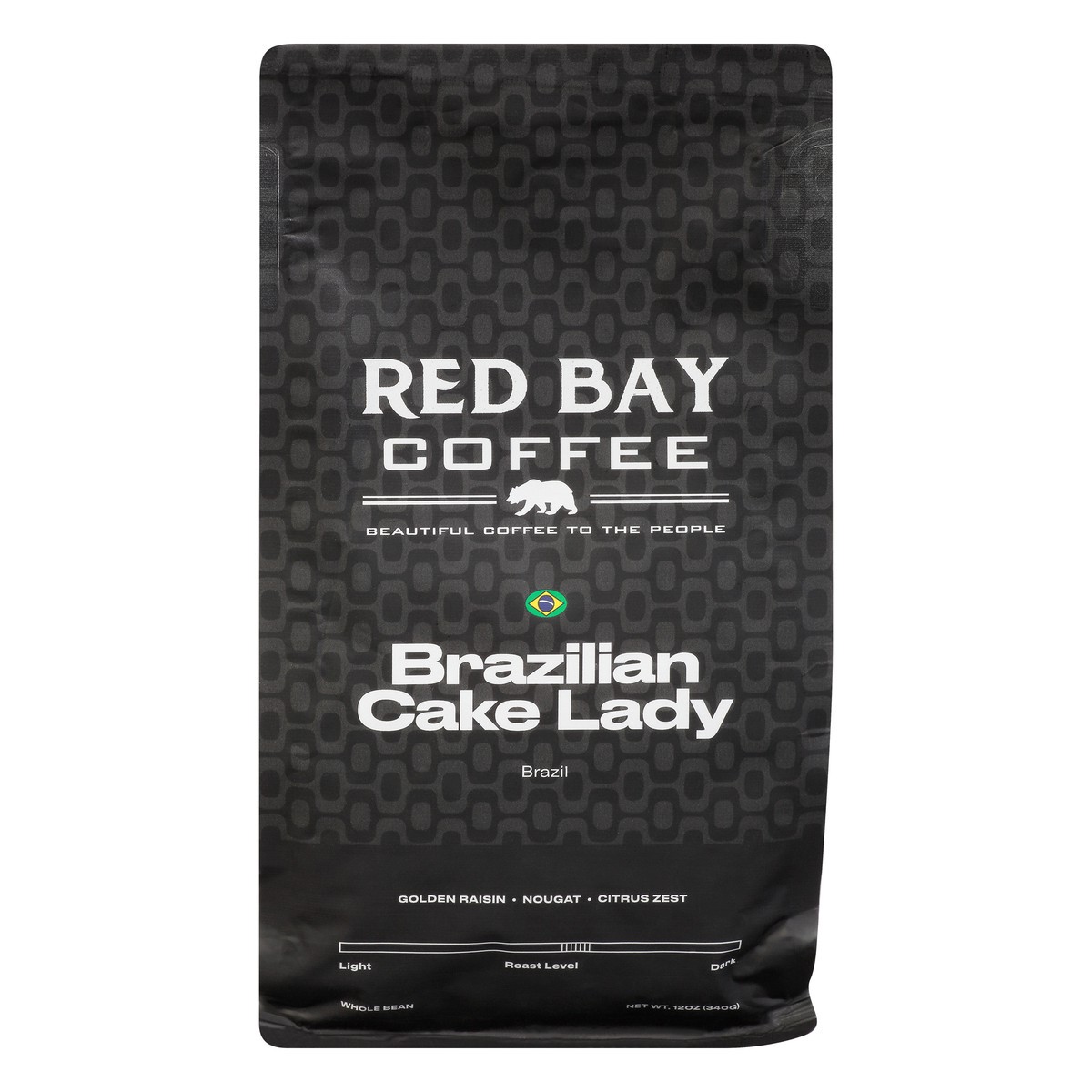 Red Bay Coffee Medium Whole Bean Brazilian Cake Lady Coffee 12 oz 12 oz ...