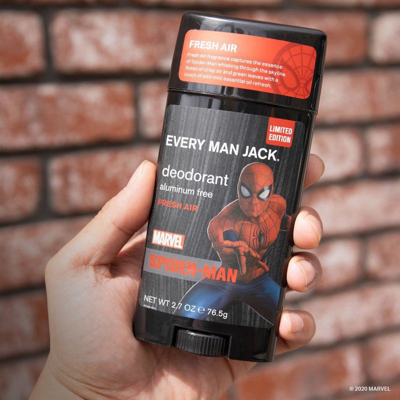 Every Man Jack Spider-Man Fresh Air Deodorant - 3oz 1 ct | shipt