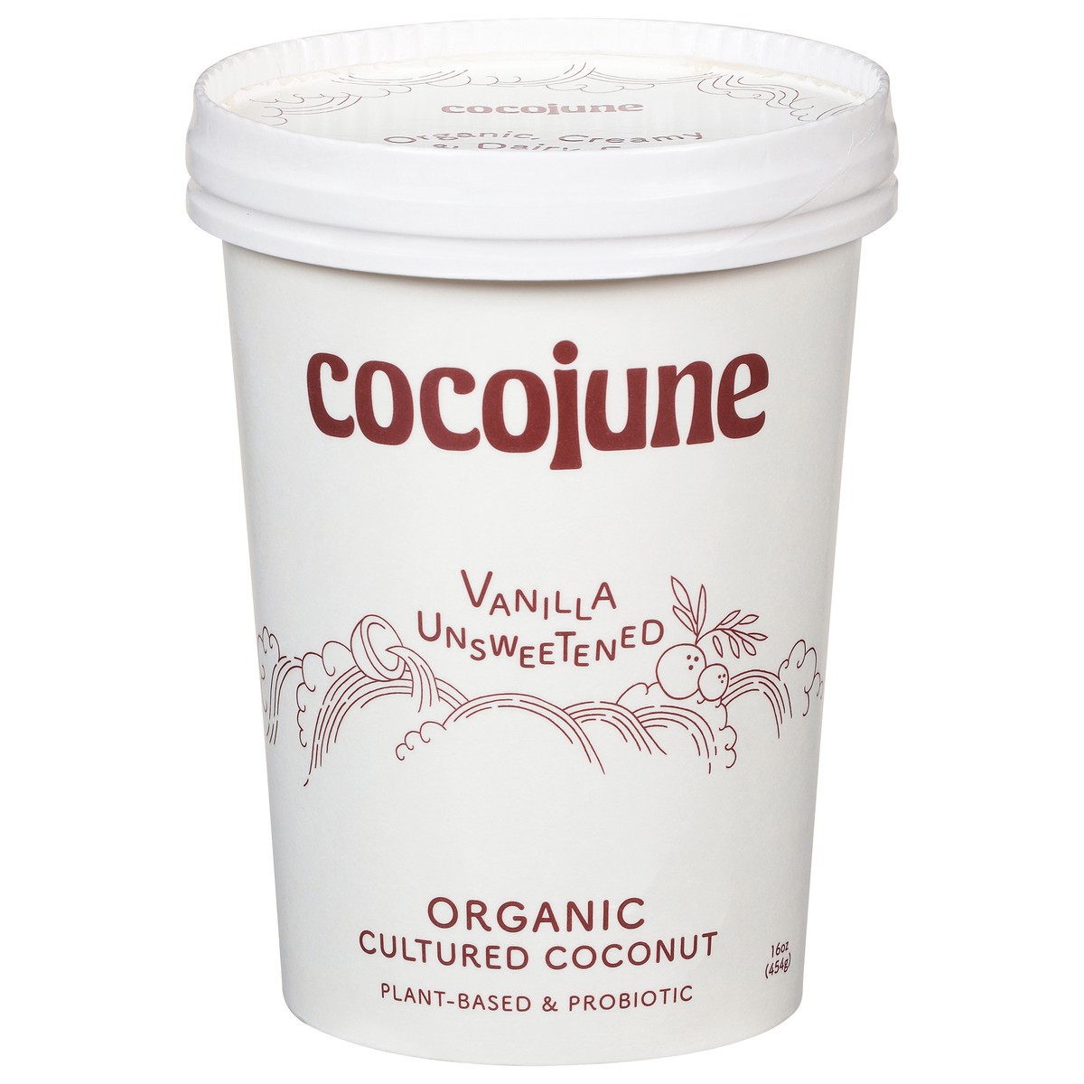 Cocojune Vanilla Unsweetened Yogurt 16 oz | Shipt