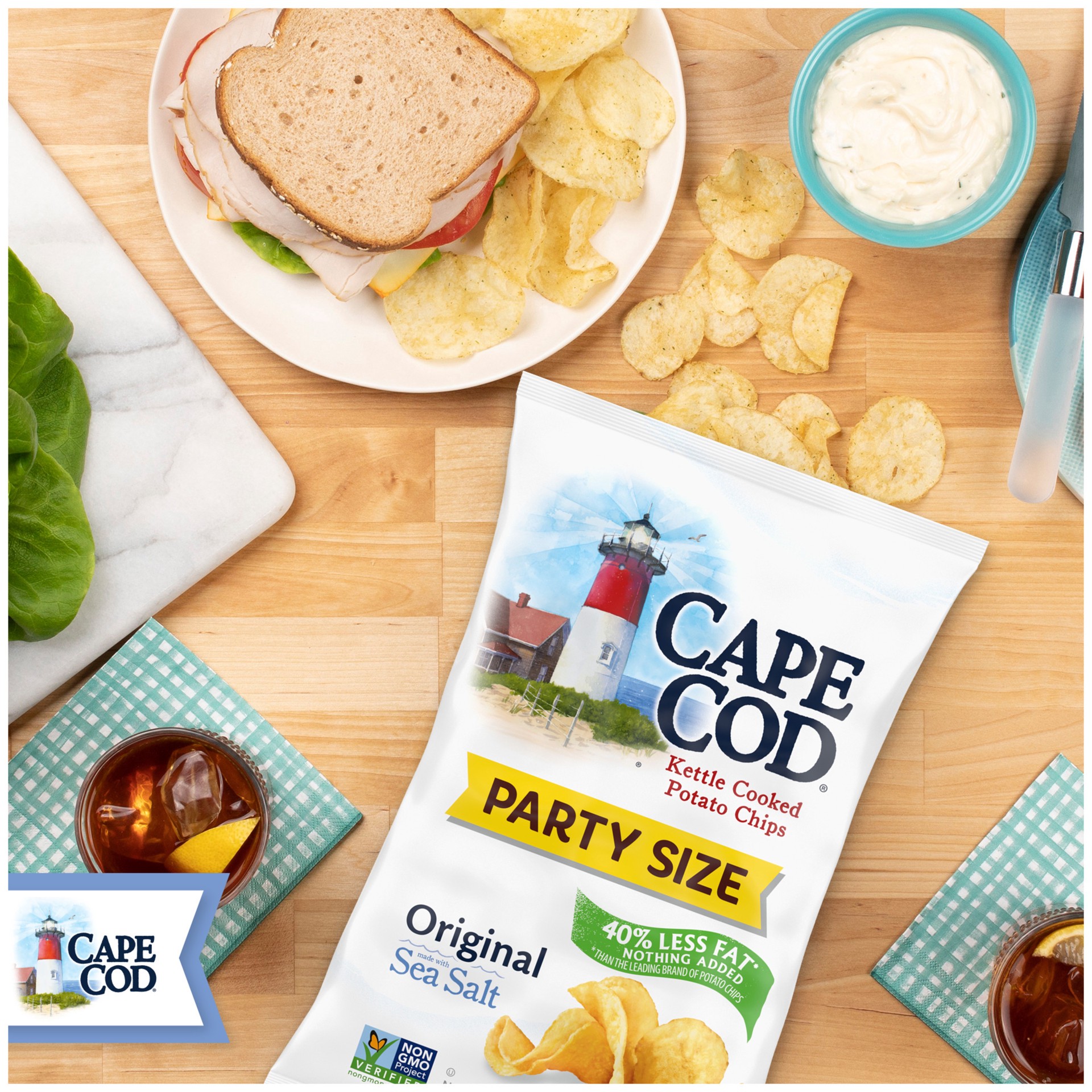 Cape Cod Less Fat Original Chips 14 oz | shipt