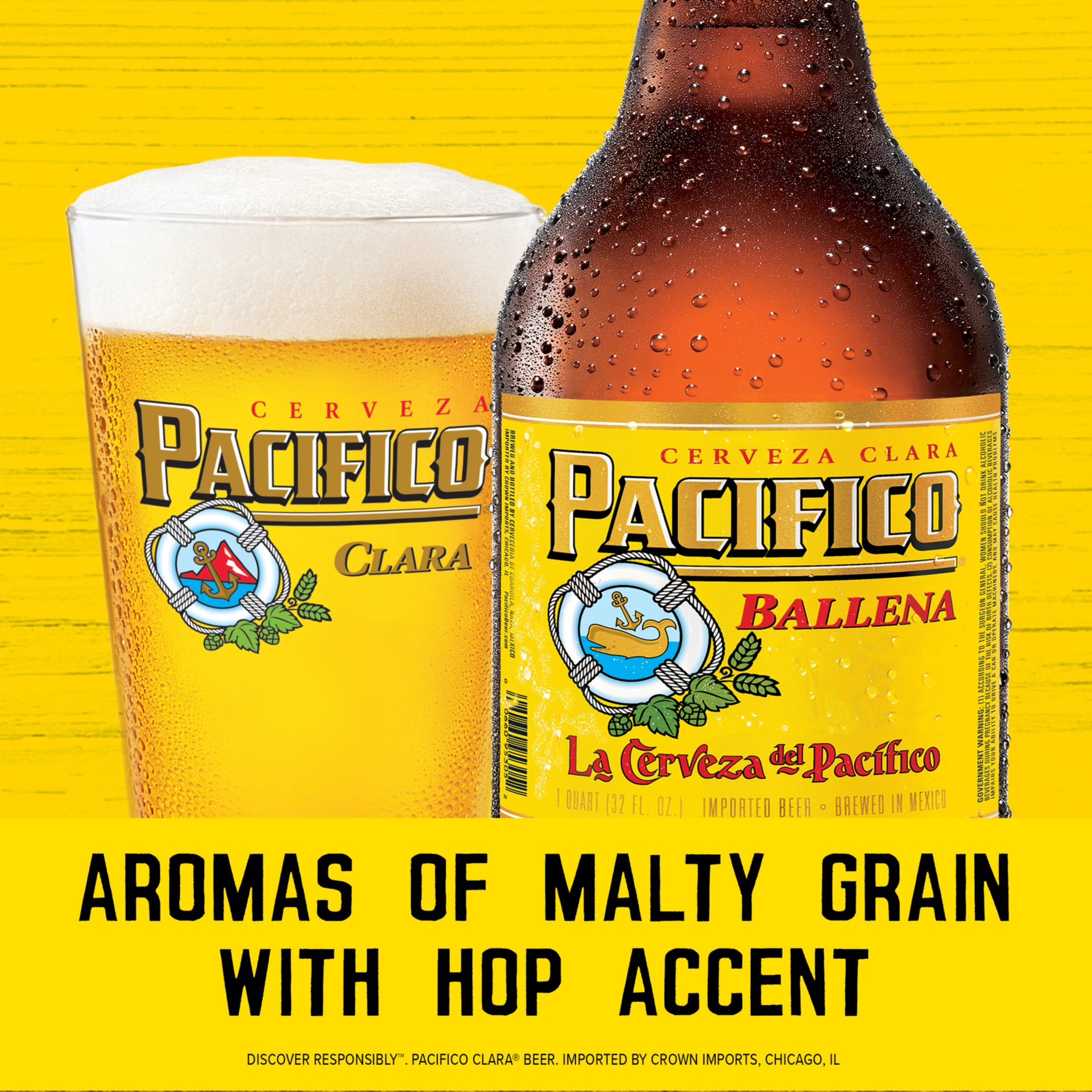 Cerveza Pacifico Ballena
