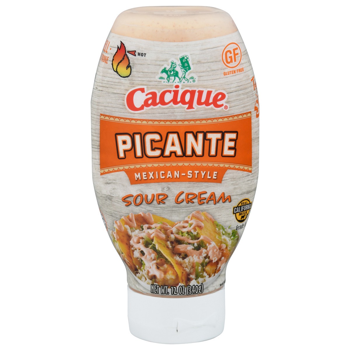 Cacique Hot Mexican-Style Picante Sour Cream 12 oz 12 oz | Shipt