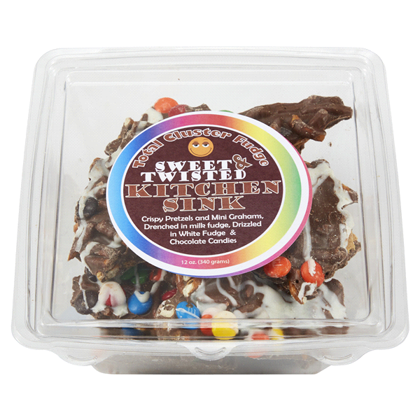 Total Cluster Fudge Sweet & Twisted Kitchen Sink Bark 12 oz | Shipt