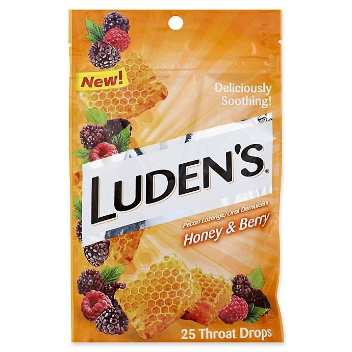 Luden's Ludens Throat Drops, Honey & Berry, 25 Each 25 ct | Shipt
