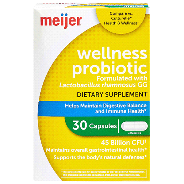 Meijer Wellness Probiotic 30 ct | Shipt