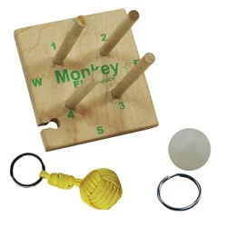 Pepperell Parachute Cord Monkey Fist Maker makes 1 monkey fist key fob ...