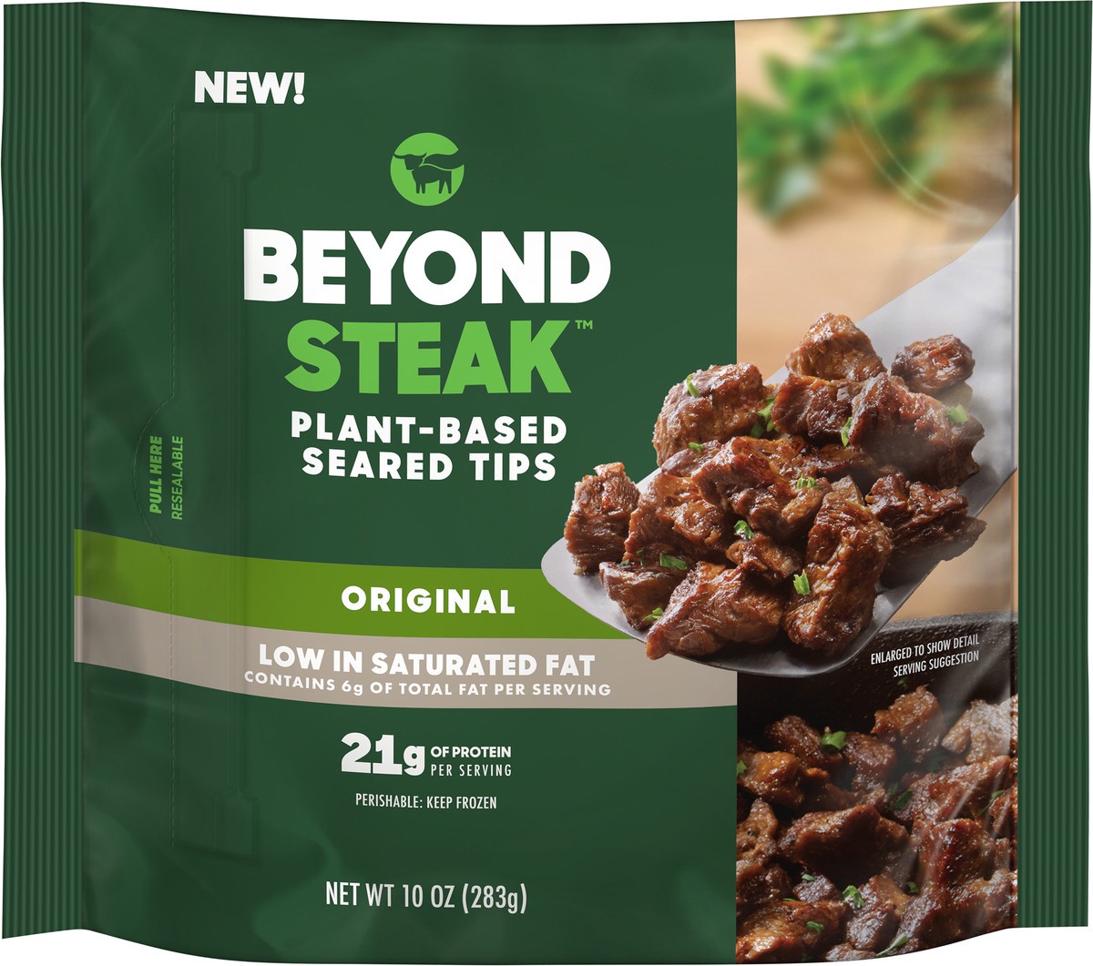 Beyond Meat Beyond Steak Frozen Plant-Based Seared Tips - Original 10 ...