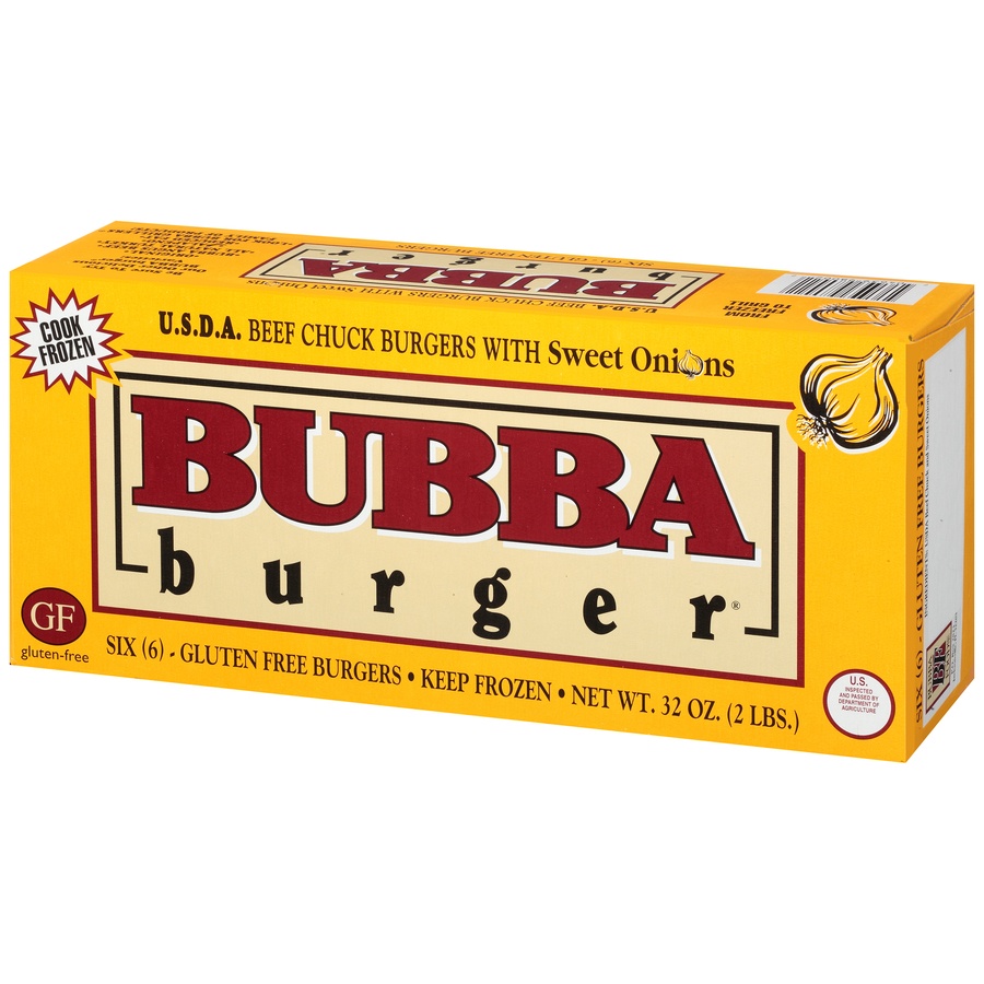 BUBBA Burger Beef Chuck Burgers with Sweet Onions 32 oz | Shipt
