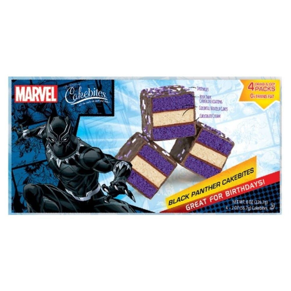 Cakebites Marvel Black Panther Snack Cakes 8 oz | Shipt