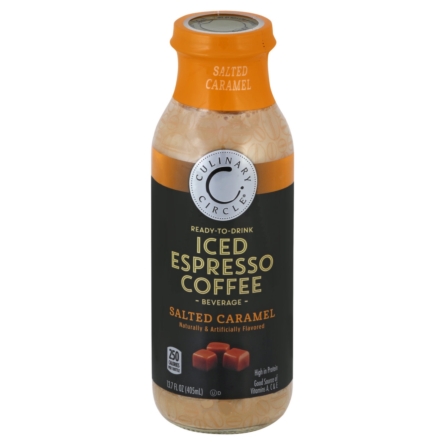 Culinary Circle Coffee Beverage, Iced, Espresso, Salted Caramel - 13.7 ...