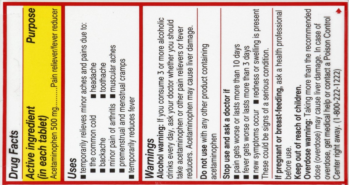 Tylenol Extra Strength Ez Tabs