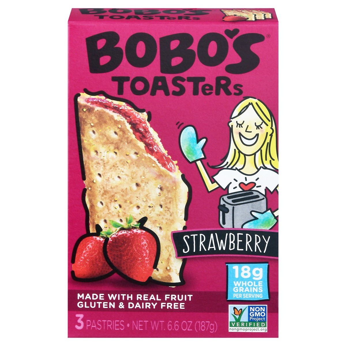 Bobo's Strawberry Toasters 3 ea 3 ct | Shipt