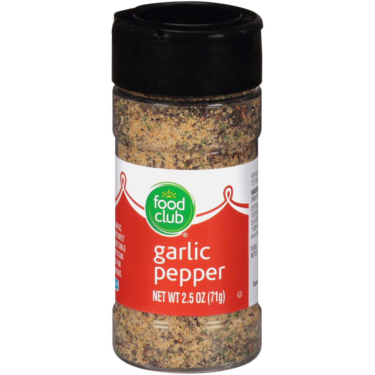 Food Club Garlic Pepper 2.5 oz | Shipt