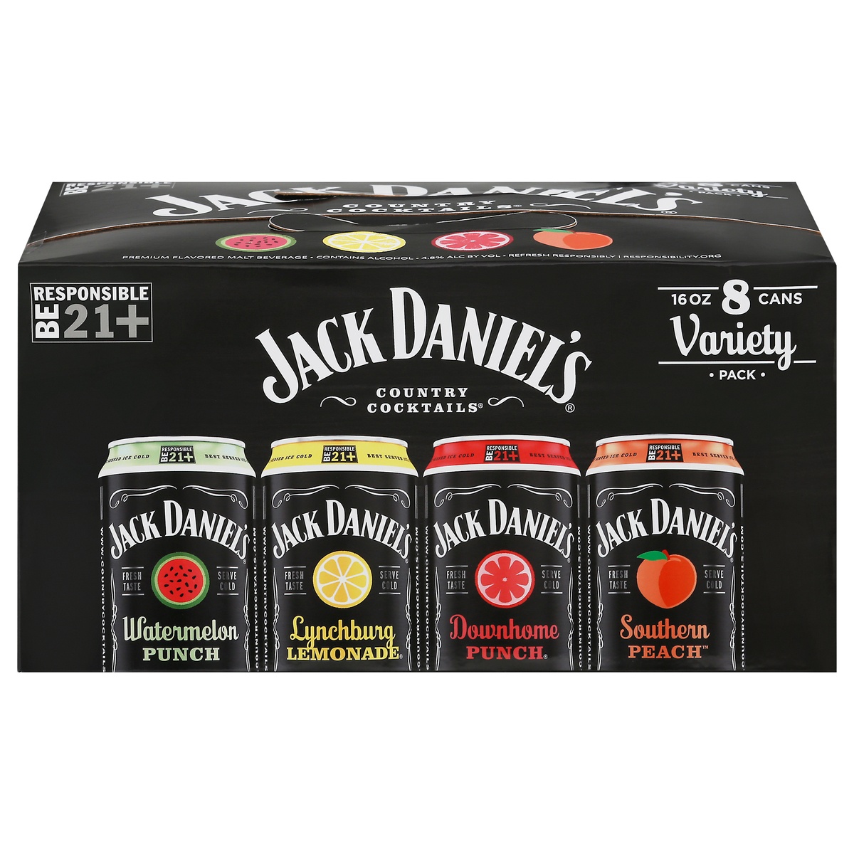 Jack Daniel's Variety Pack Country Cocktails 8-16 oz Cans 16 oz | Shipt
