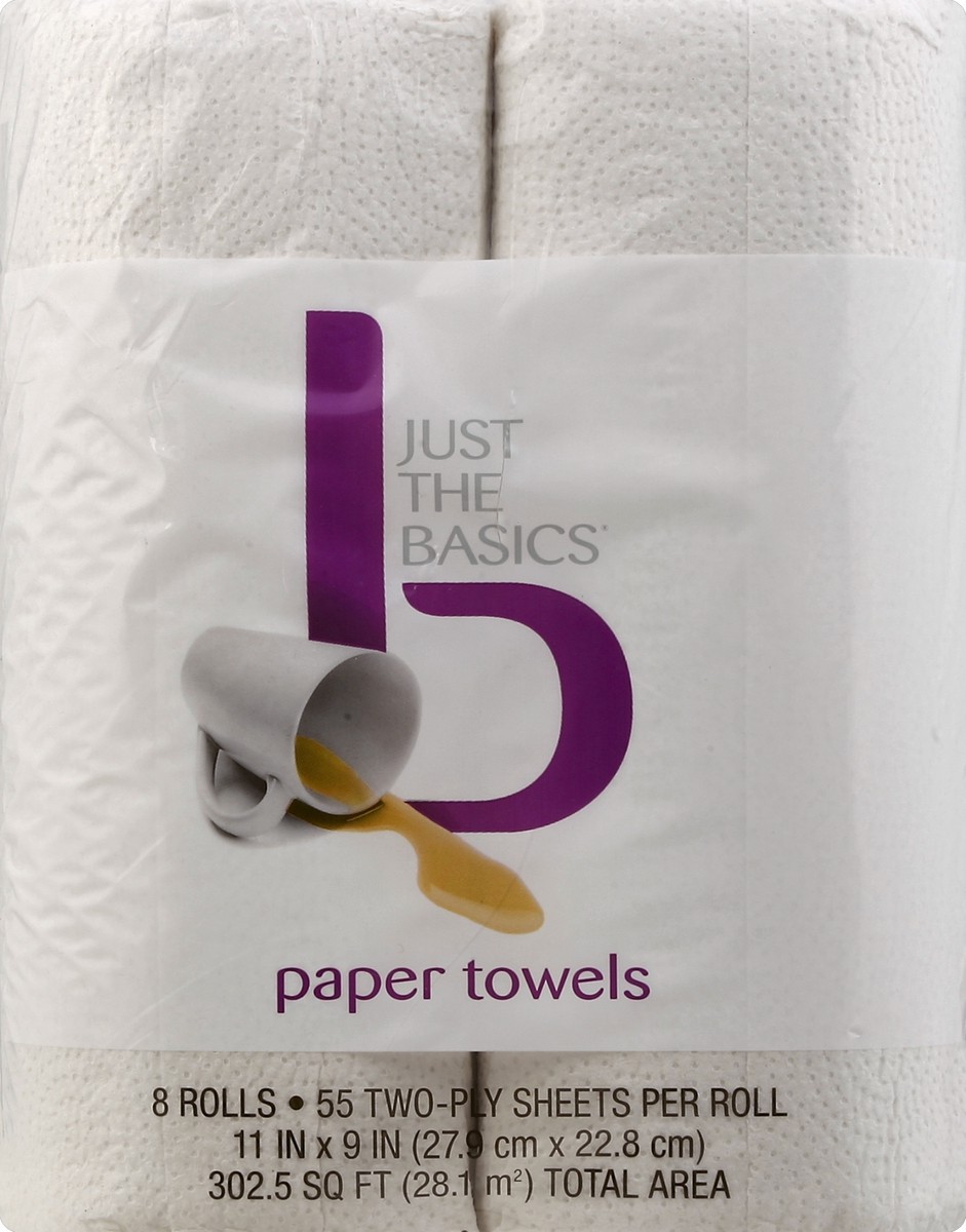 Just the Basics Paper Towels 8 ea 8 ct | shipt