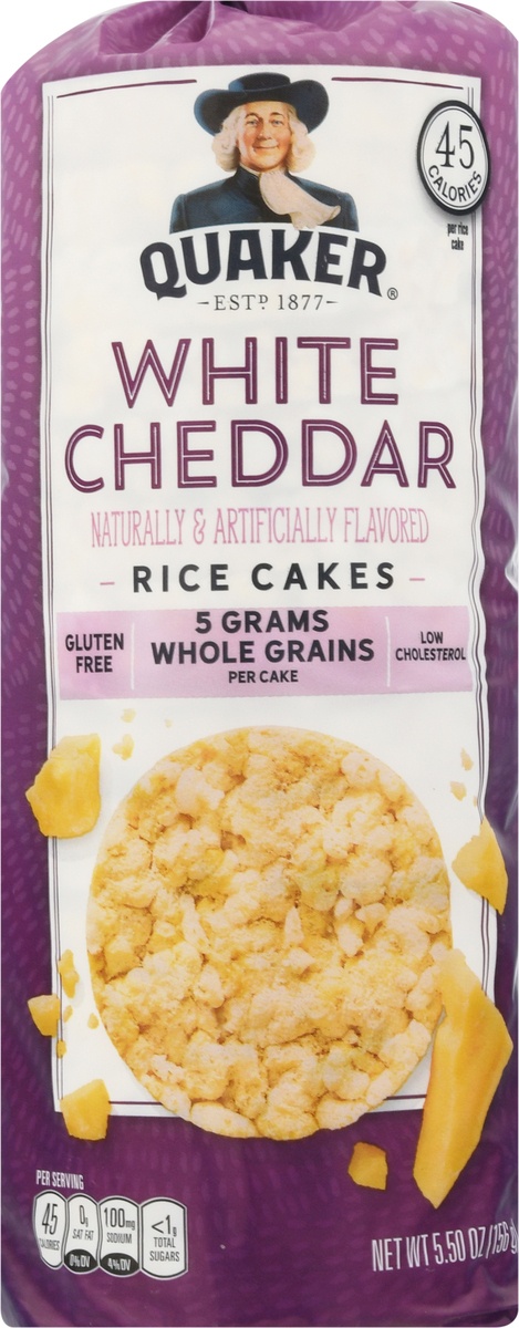 Quaker White Cheddar Rice Cakes 5.50 oz 5.5 oz | Shipt