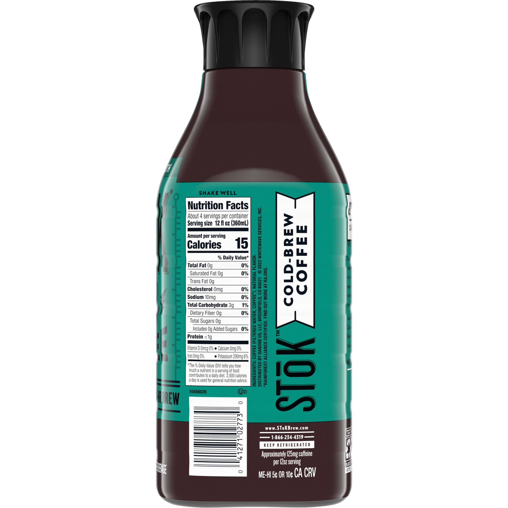 SToK Cold Brew Coffee, Black Unsweetened 48 fl oz | Shipt