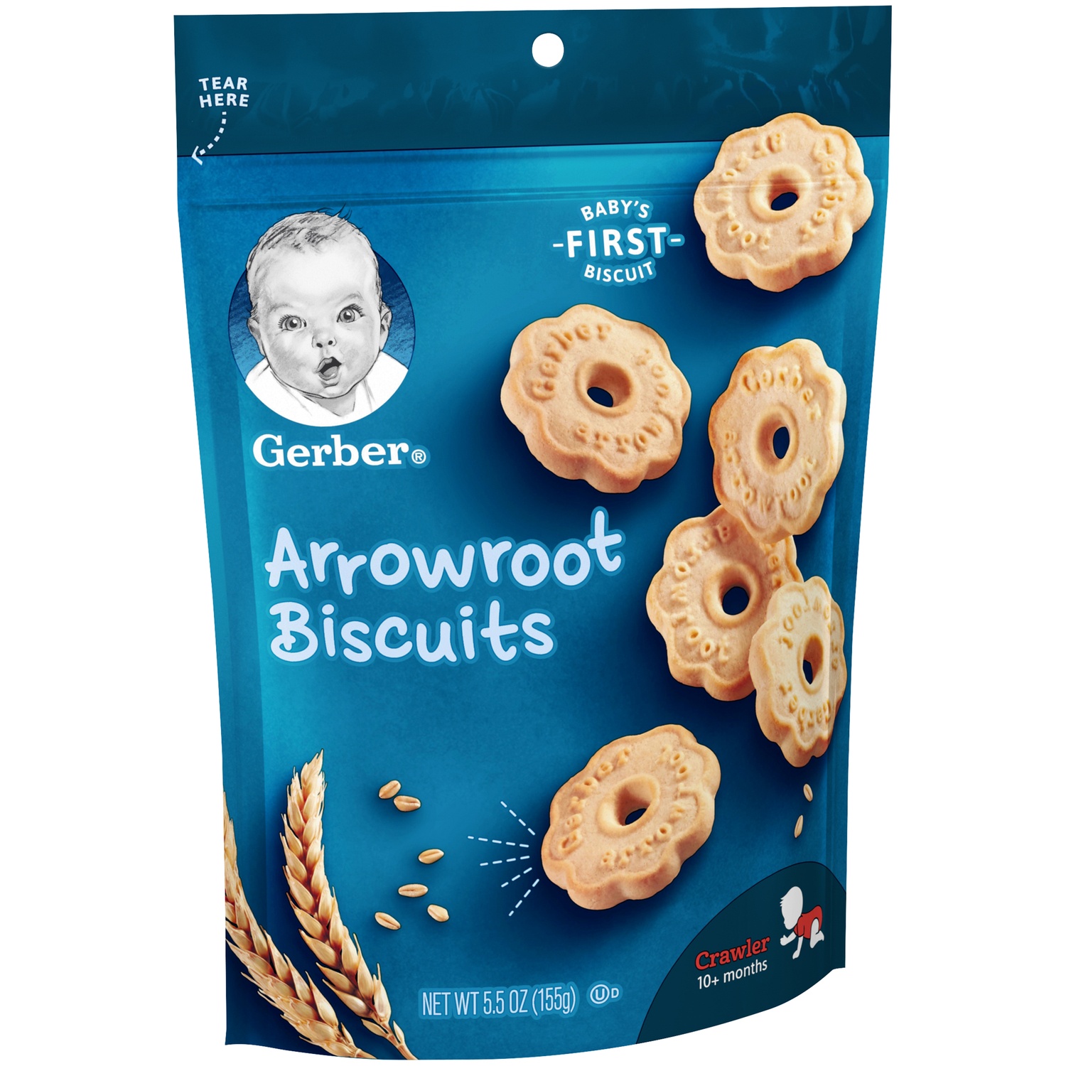 Gerber Graduates Arrowroot Cookies 5.5 oz | Shipt