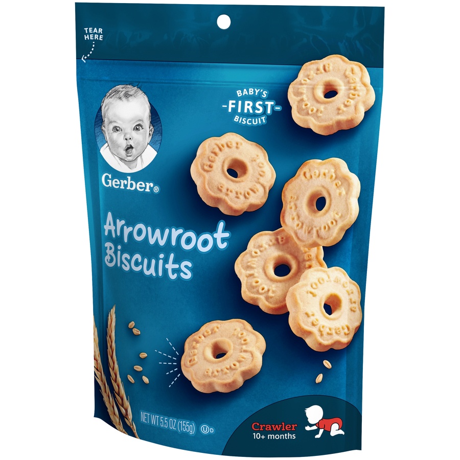 Gerber Graduates Arrowroot Cookies 5.5 oz | Shipt