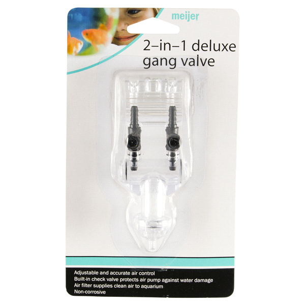 Meijer 2-in1 Deluxe Aquarium Gang Valve 1 ct | Shipt