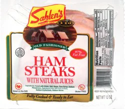 Sahlen's Ham Steaks with Natural Juices 12 oz 12 oz | Shipt