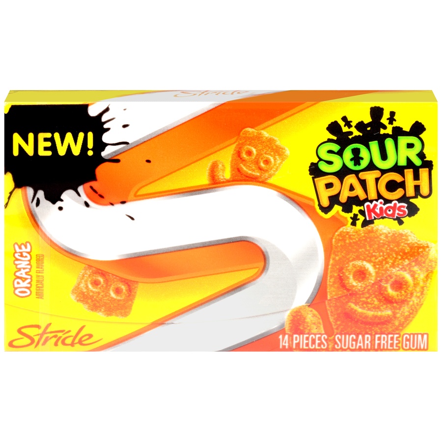 Stride Sour Patch Kids Orange Sugar Free Gum 14 ct | Shipt