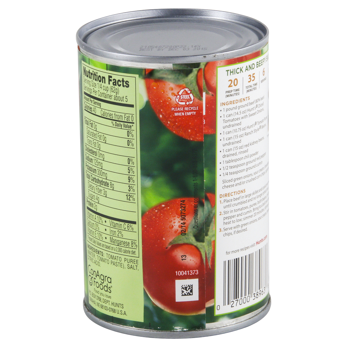 Hunt's Tomato Puree 10.75 oz | Shipt