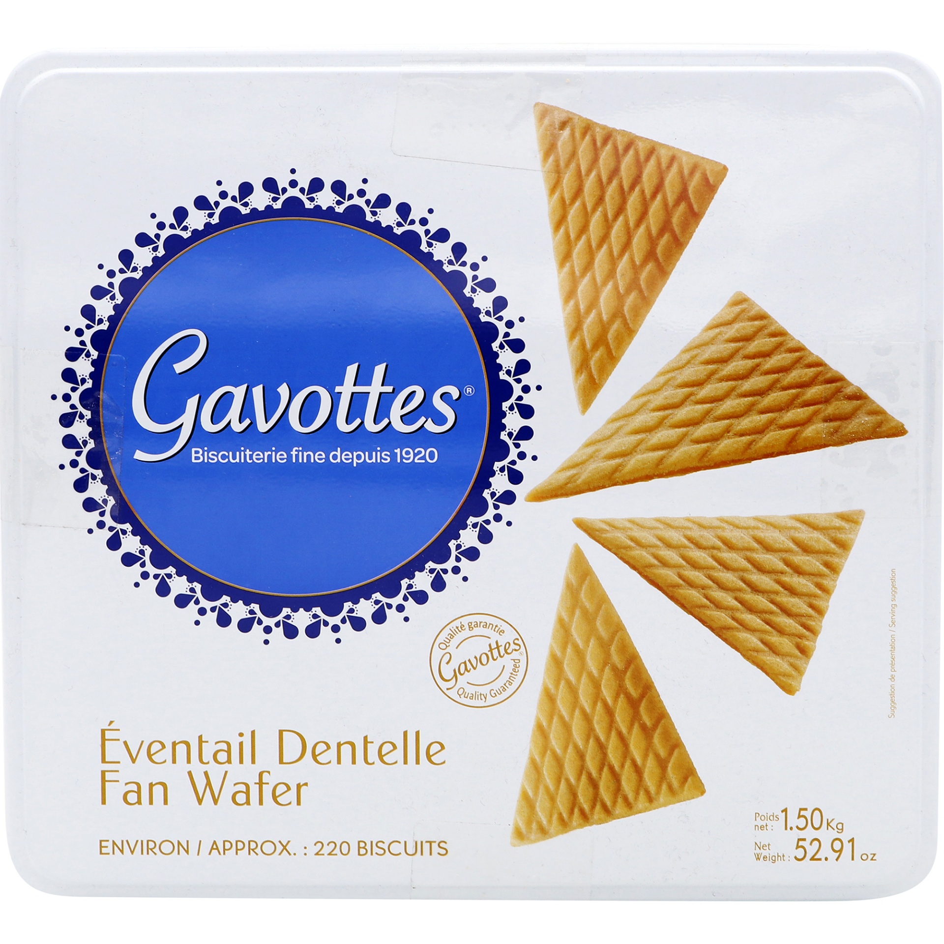 Gavottes Fan Wafers 52.91 oz | Shipt
